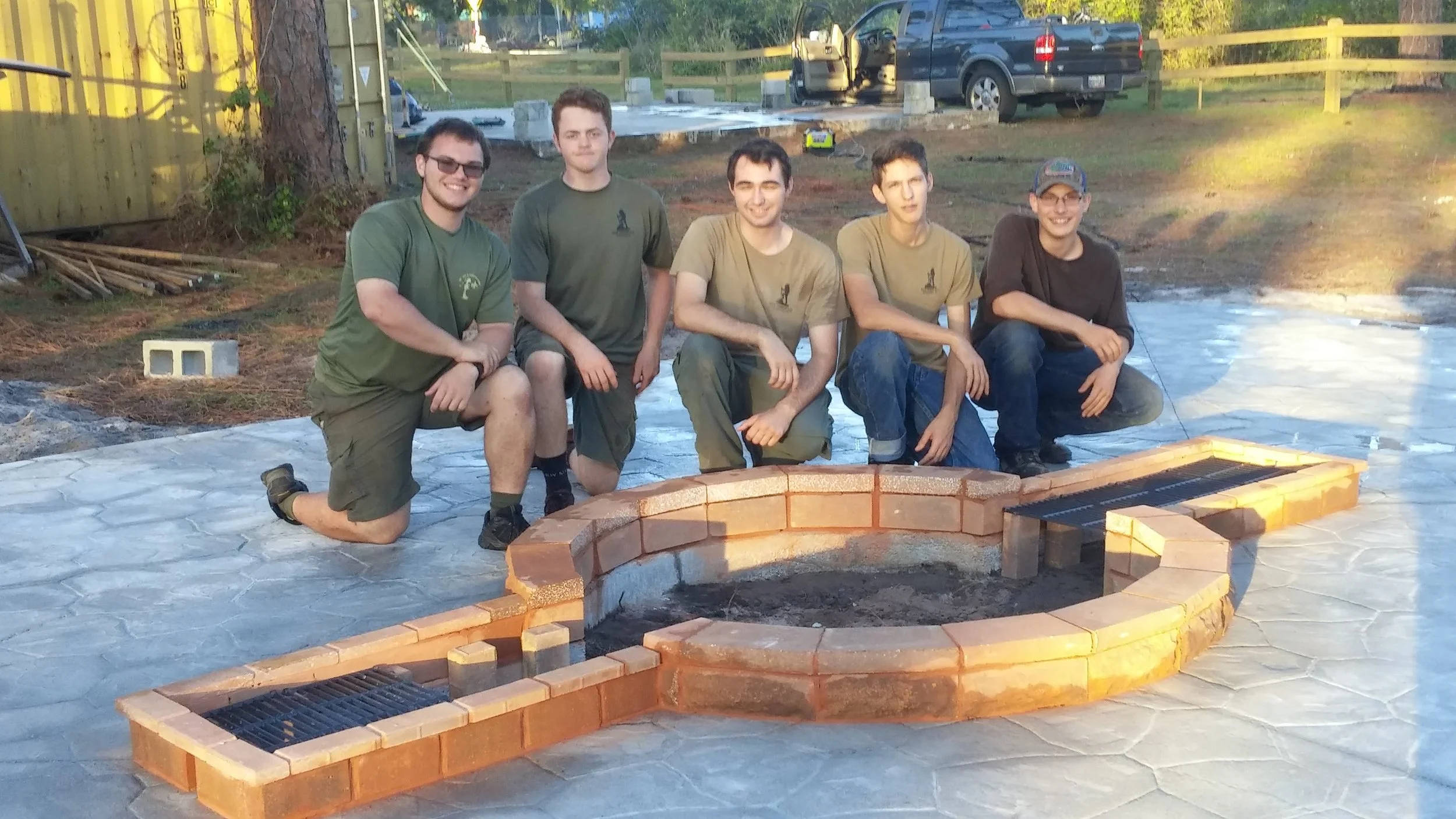Eagle Scout Builds Awesome Fire Pit! — Pass The Torch