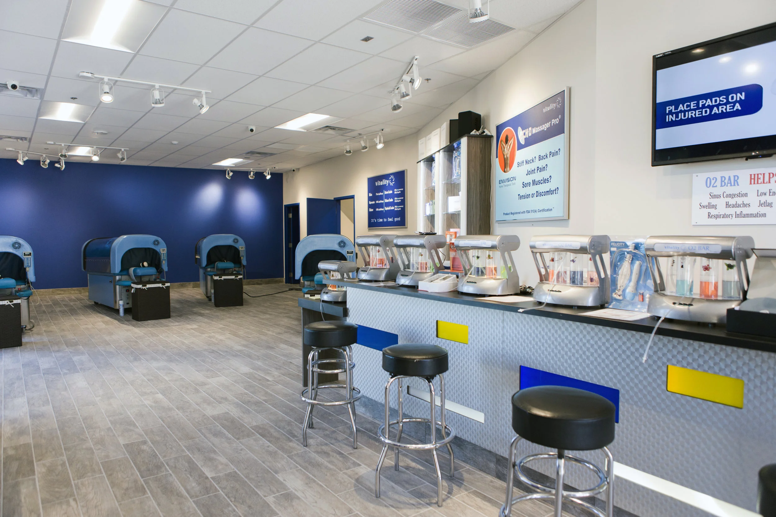 Vitality Oxygen Bar & Aqua Massage — Deutsch Architecture Group