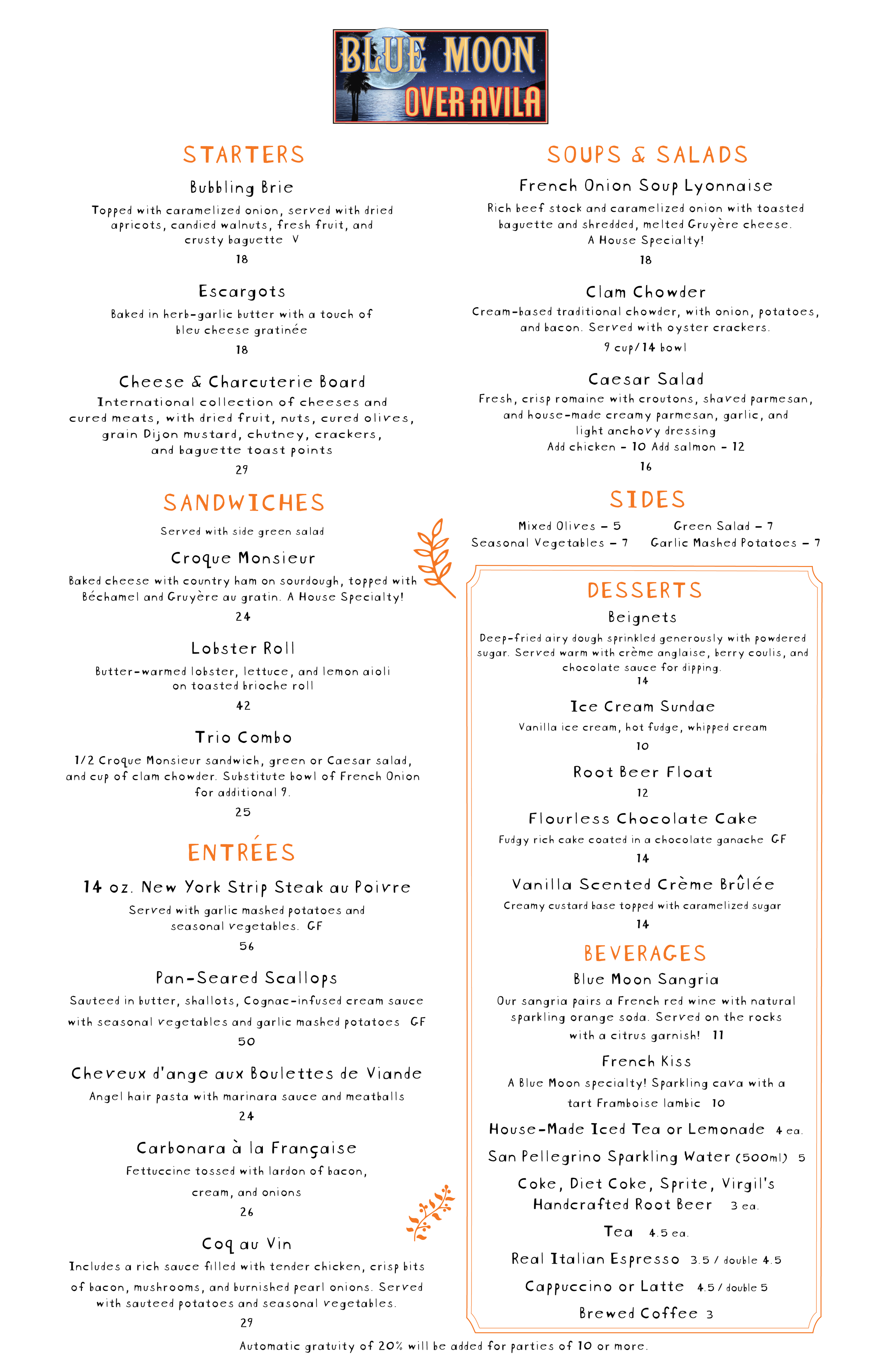 All Day Menu — Blue Moon Over Avila