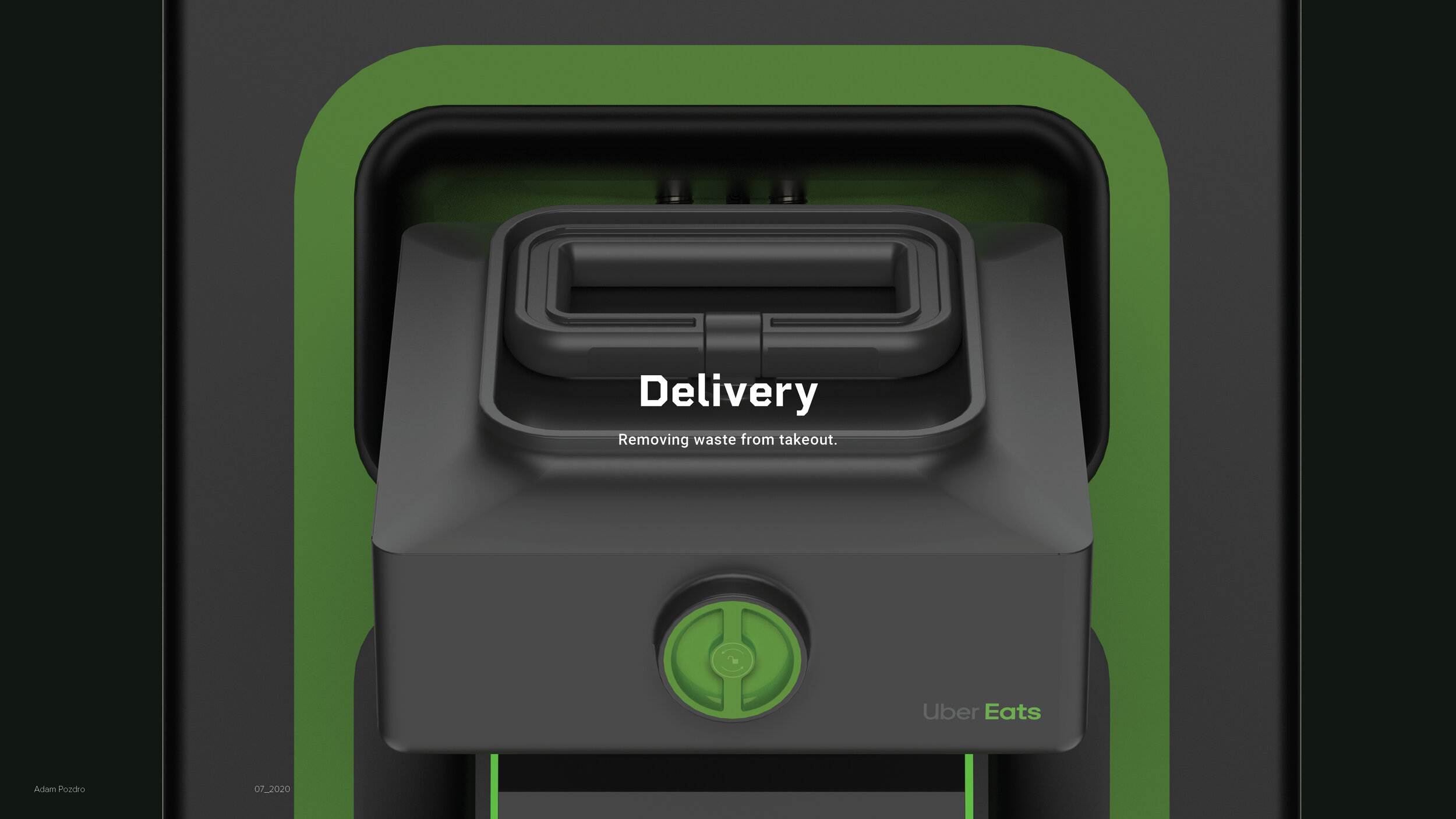 Uber Eats Delivery — Adam Pozdro Designs