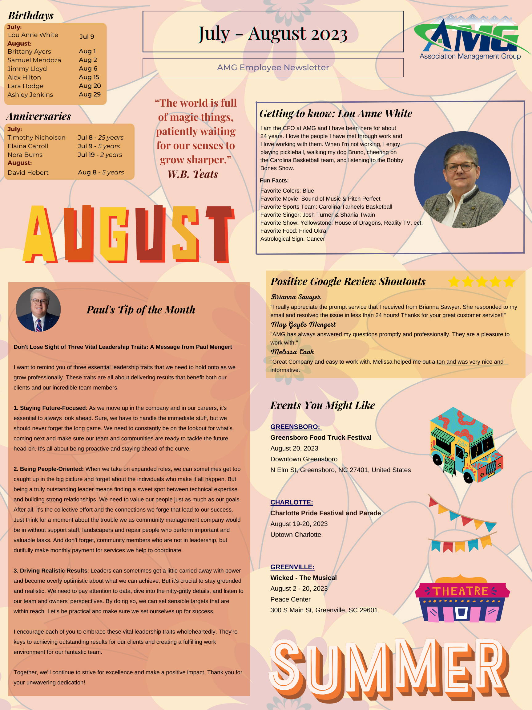 Employee Newsletter Archive