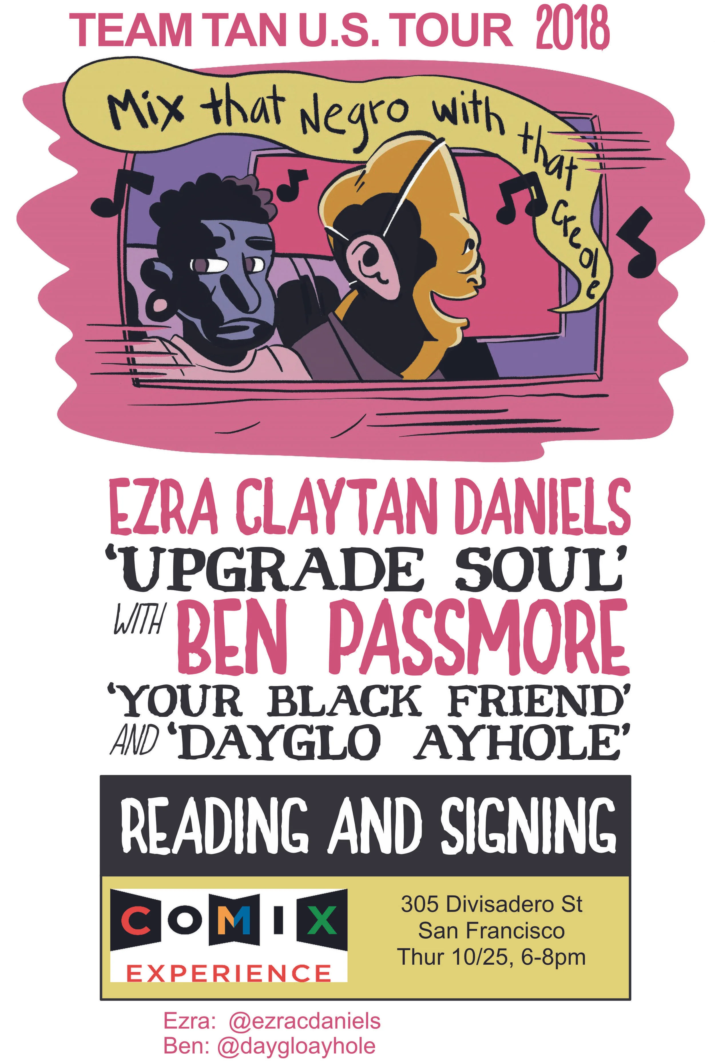 Ezra Claytan Daniels & Ben Passmore signing! — Comix Experience