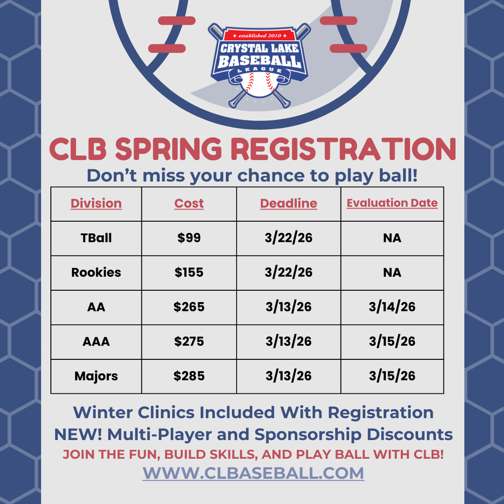 Registration — Crystal Lake Baseball