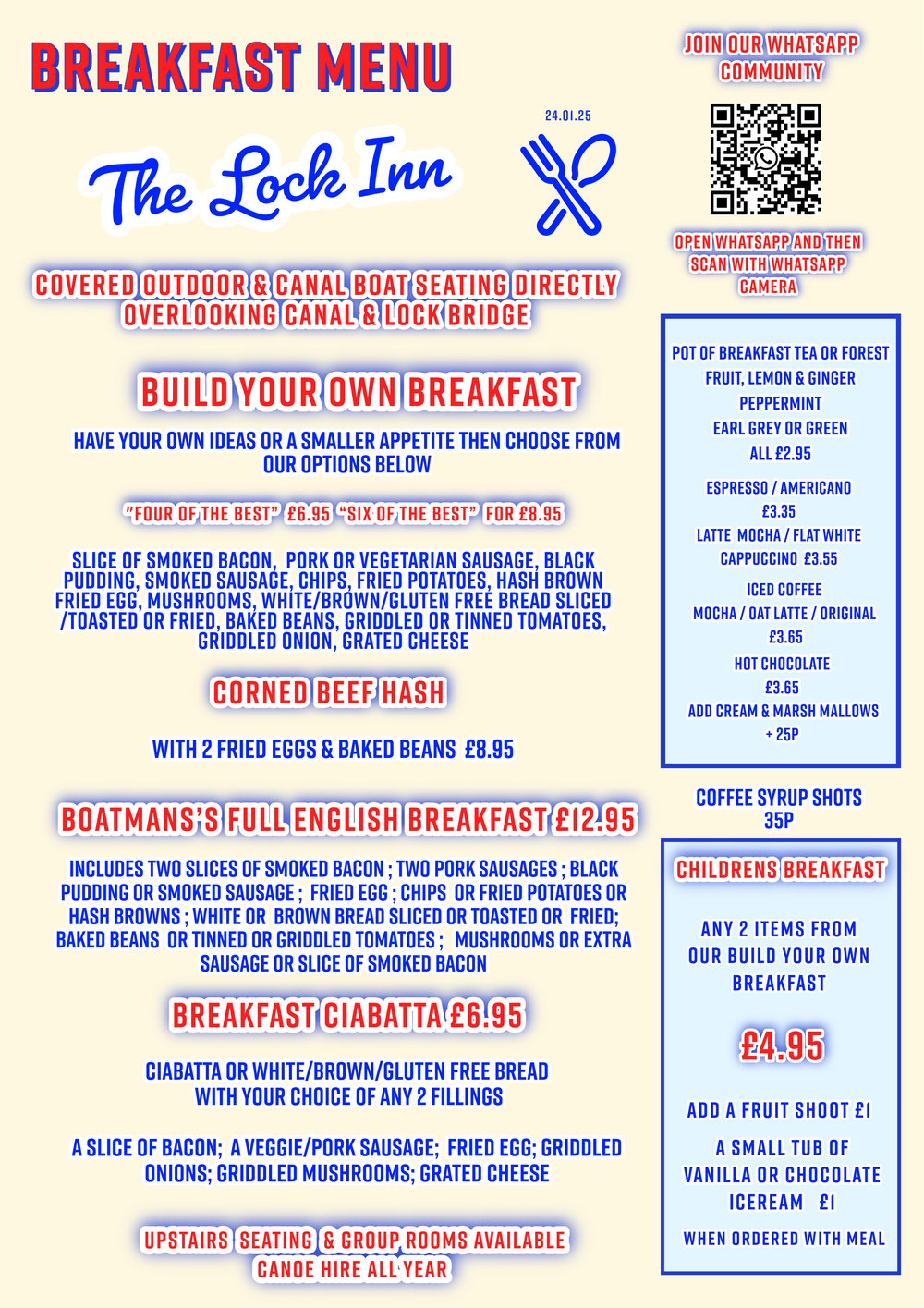 Menu — The Lock Inn