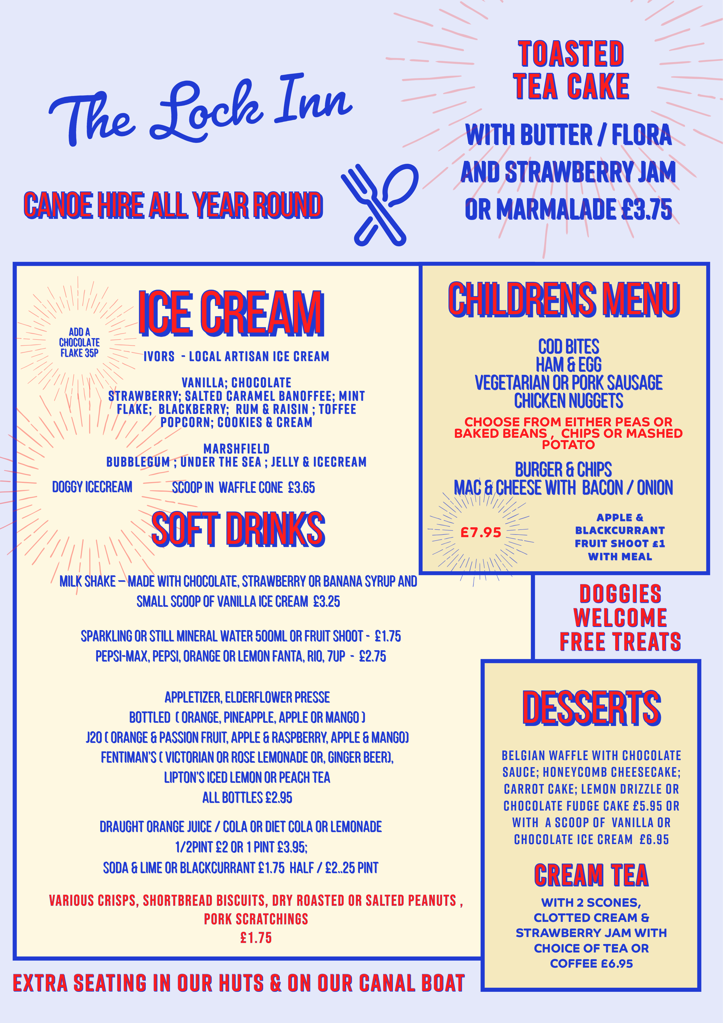 Menu — The Lock Inn