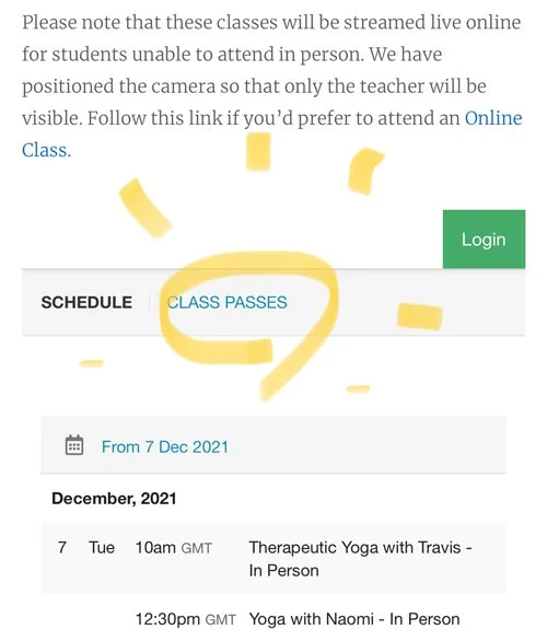 New In Person 10 Class Pass — Bristol Yoga Centre