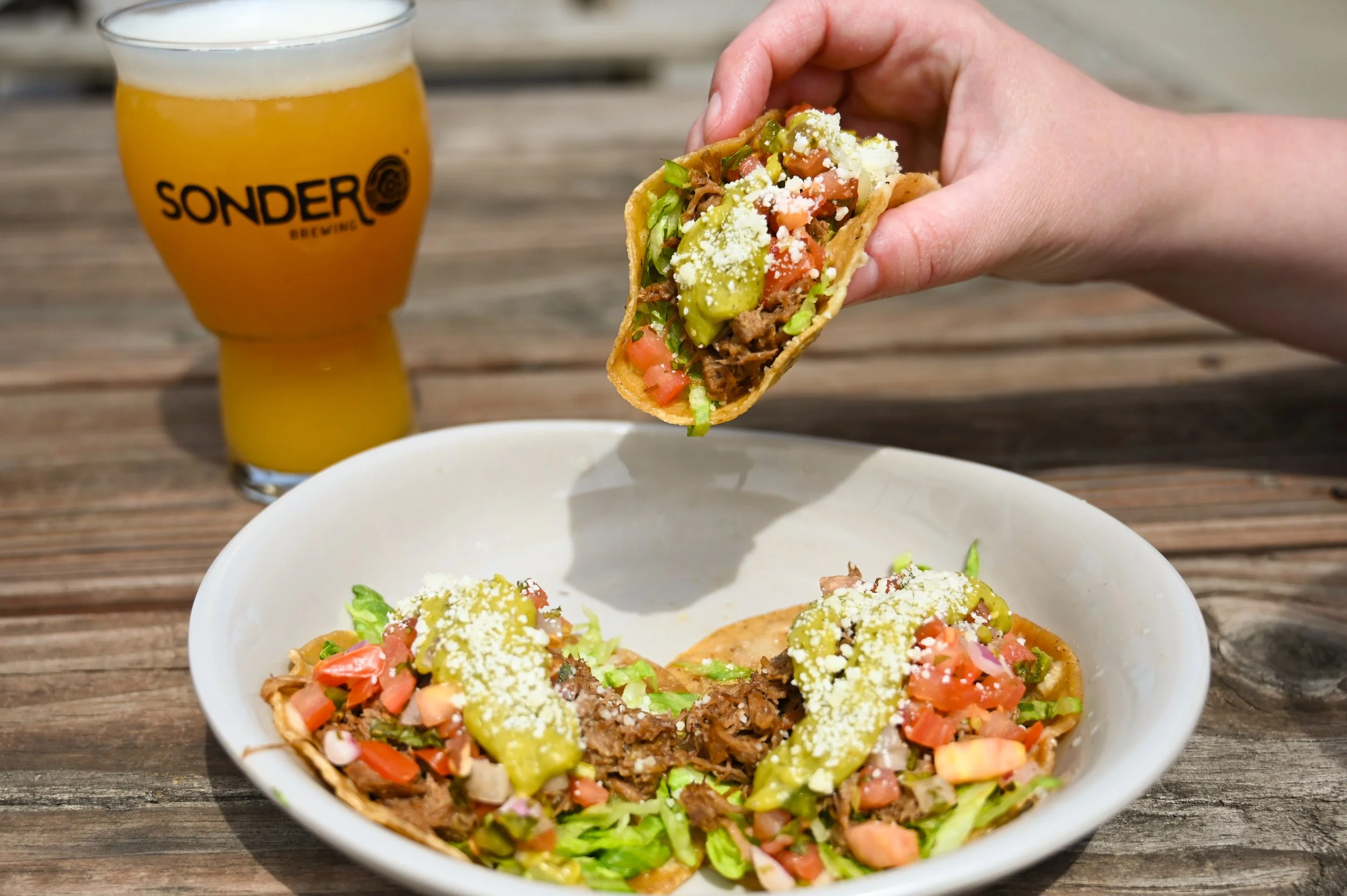Sonder Brewing — Mason Taproom Food Menu