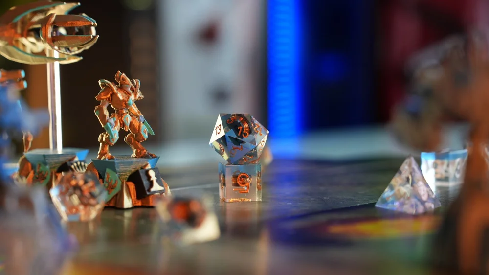 GN 'Inductor' Full Tabletop and D&D Premium Dice Set | 7-Piece Dice ...