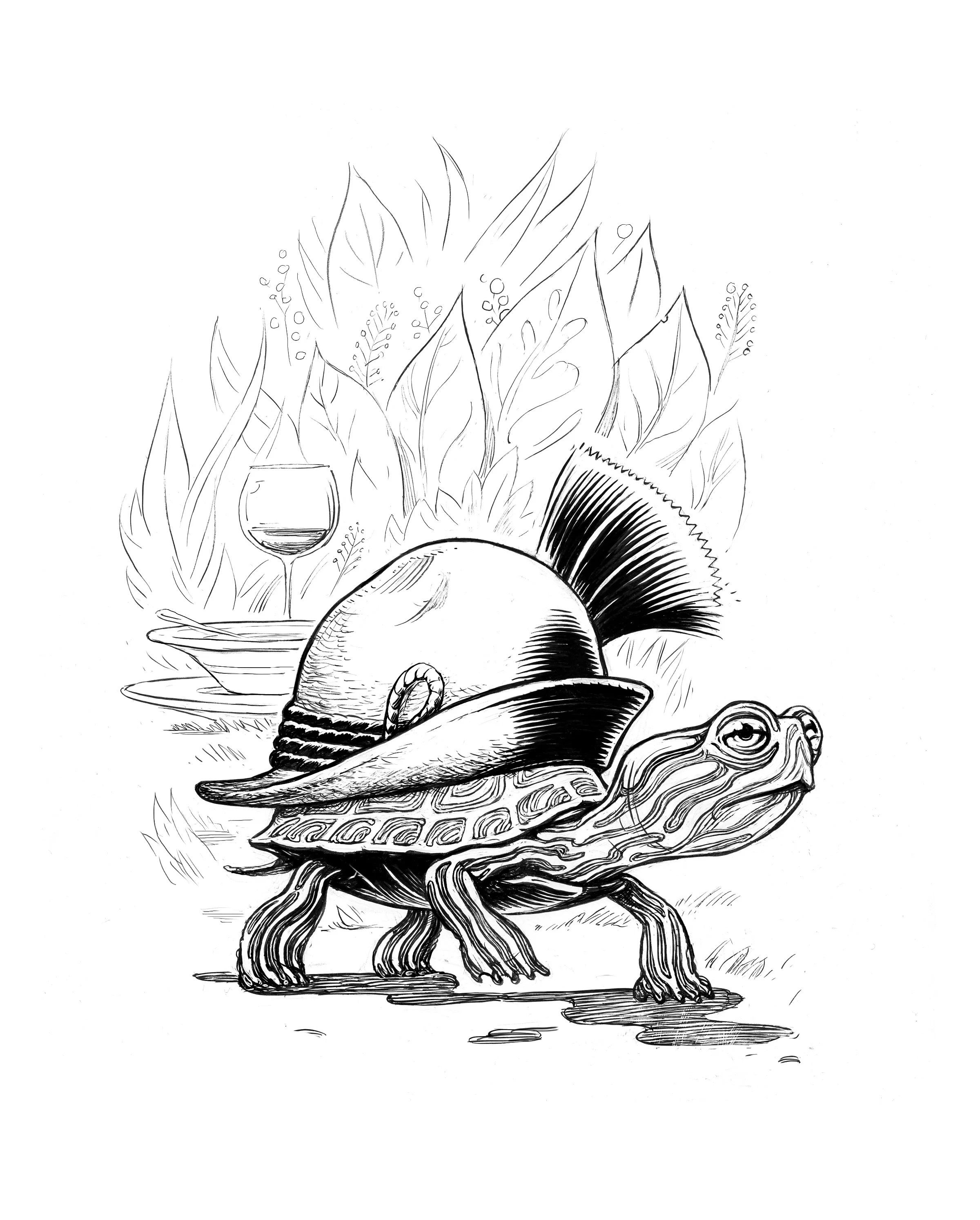 Line — Lars Leetaru Illustration