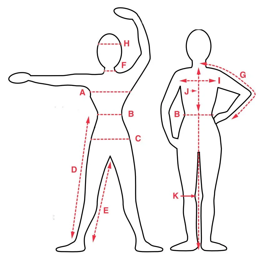 Taking Costume Measurements — Top Of The Shelton