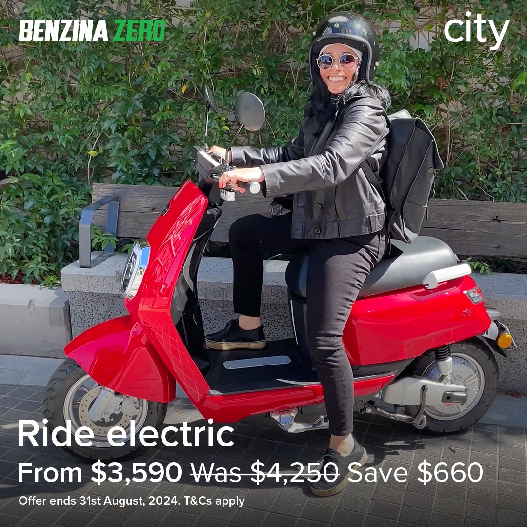BENZINA ZERO ELECTRIC — d'Honk Scooters