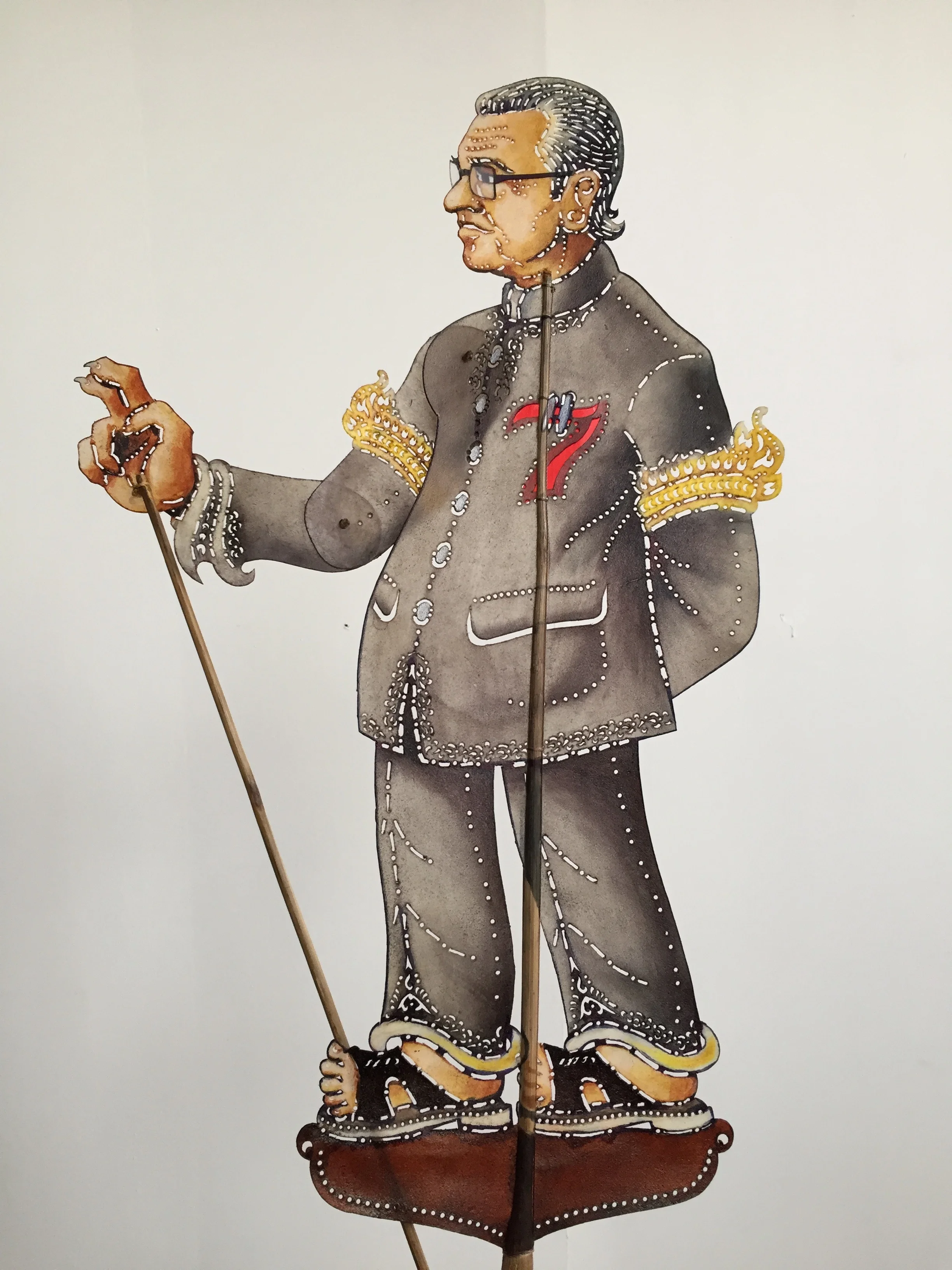 Wayang Kulit Puppet Pattern