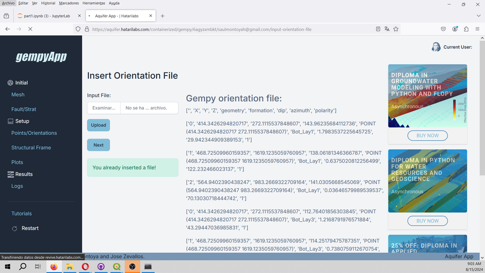 How to create a Geological Model from a Point Shapefile with Gempy and Aquifer App - Tutorial ...