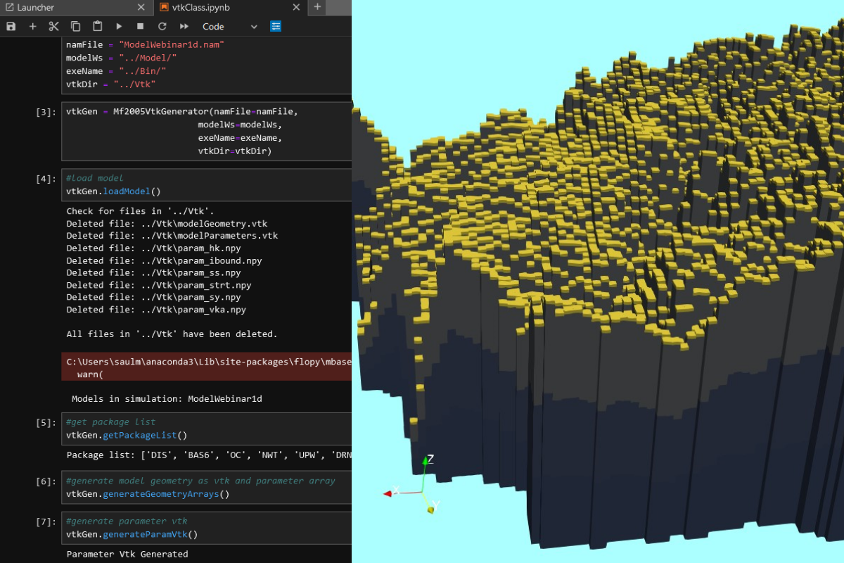 A Python Class To Export Modflow 2005 Model 3d Geometry And Parameters To Vtk Tutorial