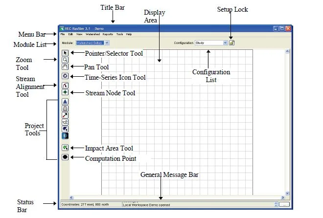 HEC-ResSim 3.1: Learn about the Watershed Setup Module — Hatari Labs