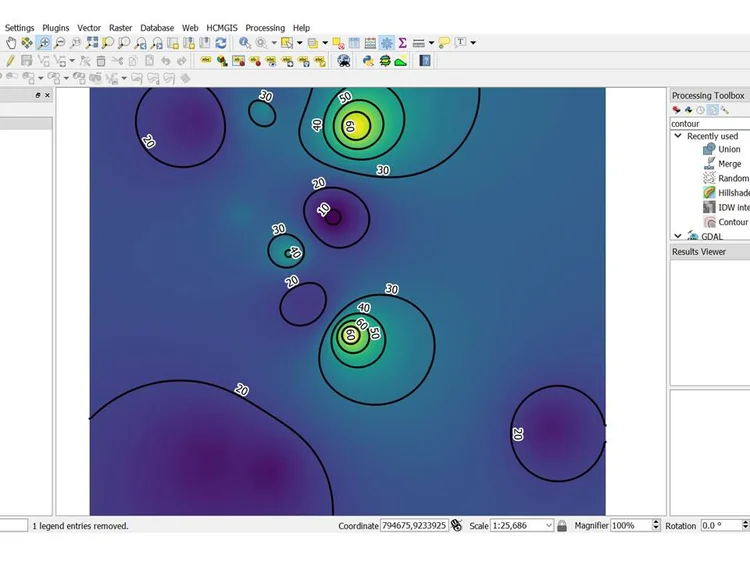 How to visualize water quality data in QGIS 3? From points to raster to ...