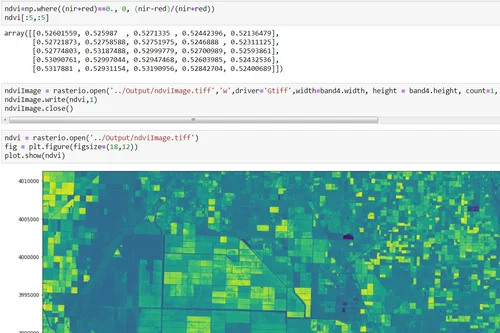 NDVI calculation from Landsat8 images with Python 3 and Rasterio ...