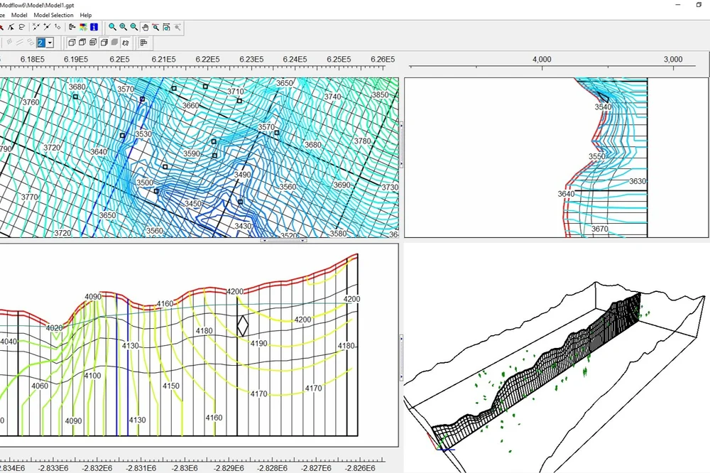 How to insert Piezometers (HOB) into a Regional Modflow 6 Model and ...