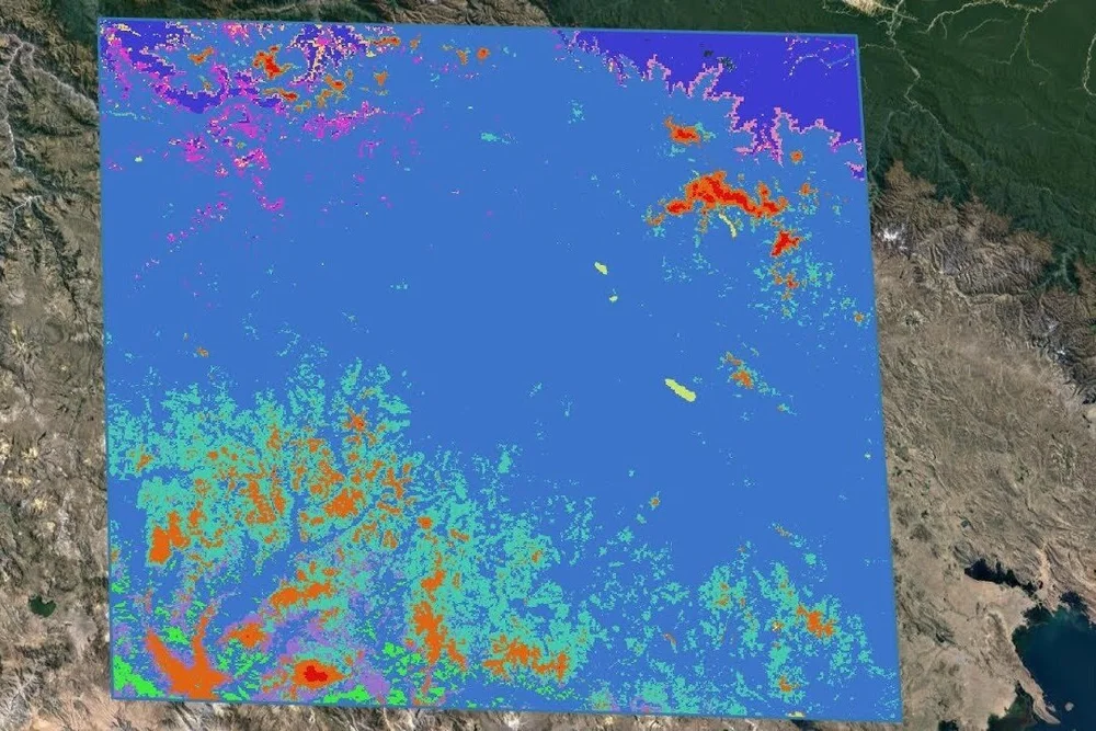 Download clipped satellite imagery from USGS AppEEARS tutorial - Case ...
