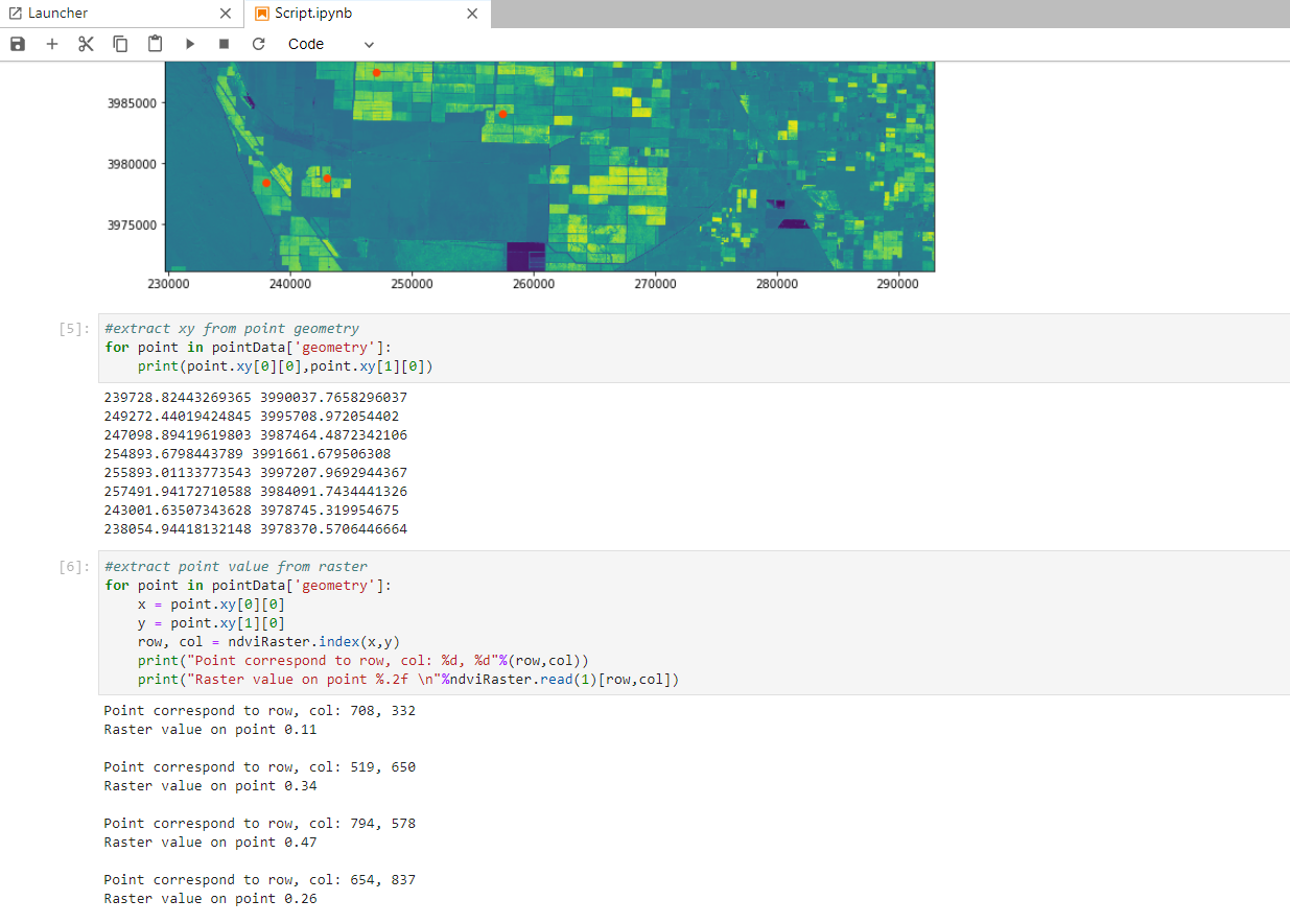 Extract point value from a raster file with Python, Geopandas and Rasterio - Tutorial — Hatari Labs
