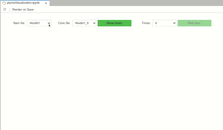 Interactive MODFLOW MT3D transport model visualization with Flopy ...