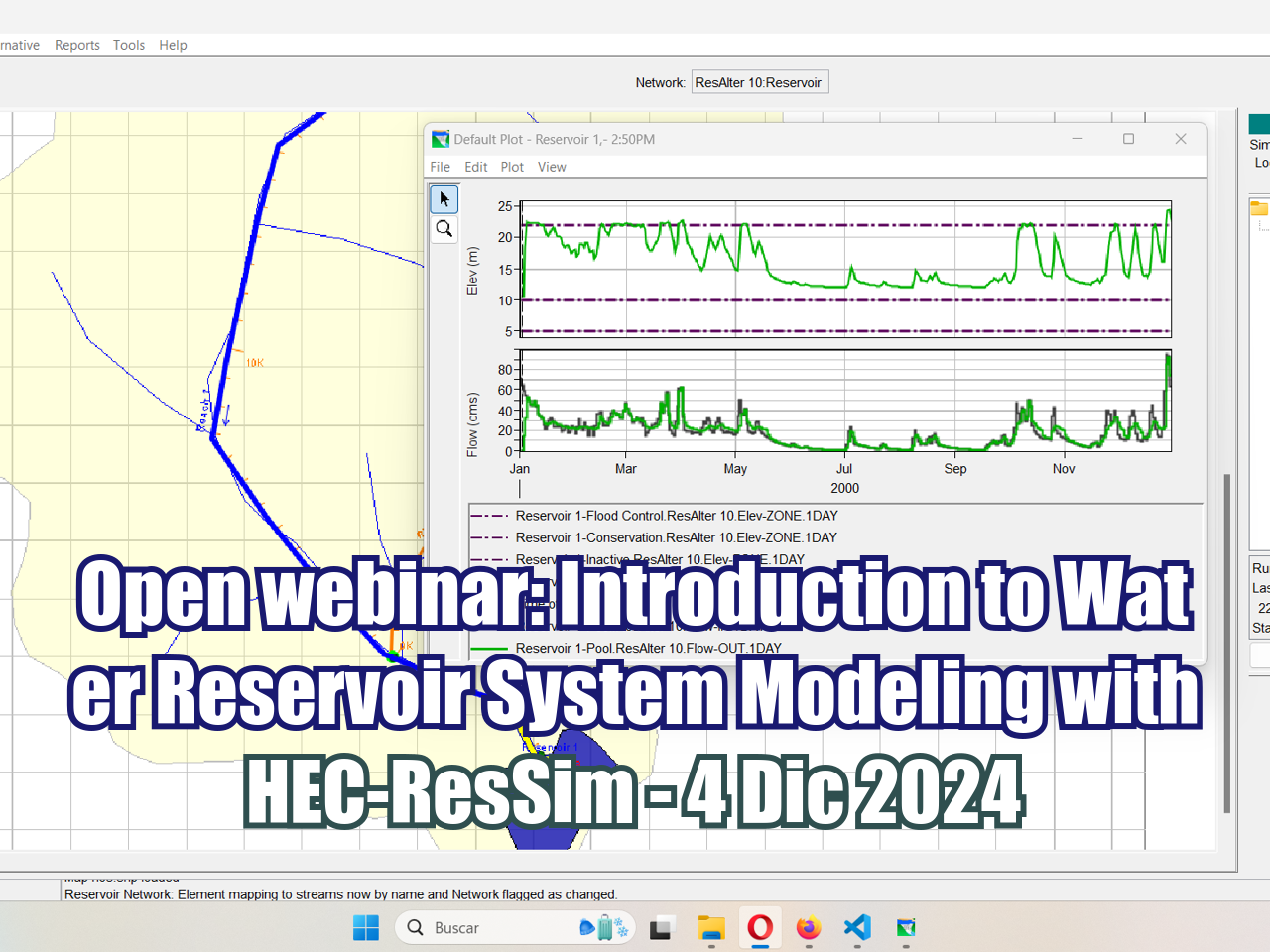 Open webinar: Introduction to Water Reservoir System Modeling with HEC-ResSim - 4 Dec 2024 ...