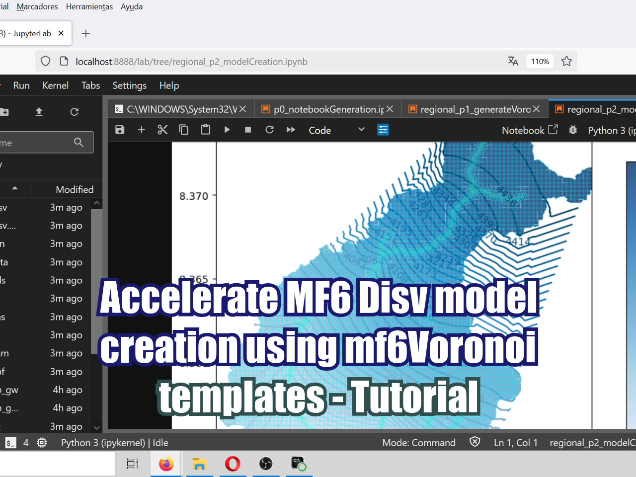 Accelerate MF6 Disv model creation using mf6Voronoi templates ...