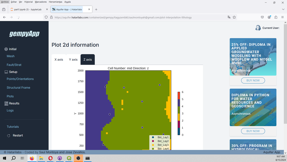 How to create a Geological Model from a Point Shapefile with Gempy and Aquifer App - Tutorial ...