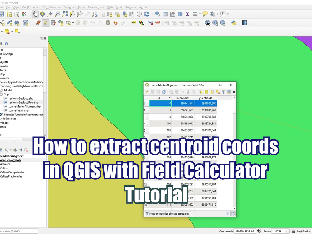 How to extract centroid coordinates in QGIS with Field Calculator ...