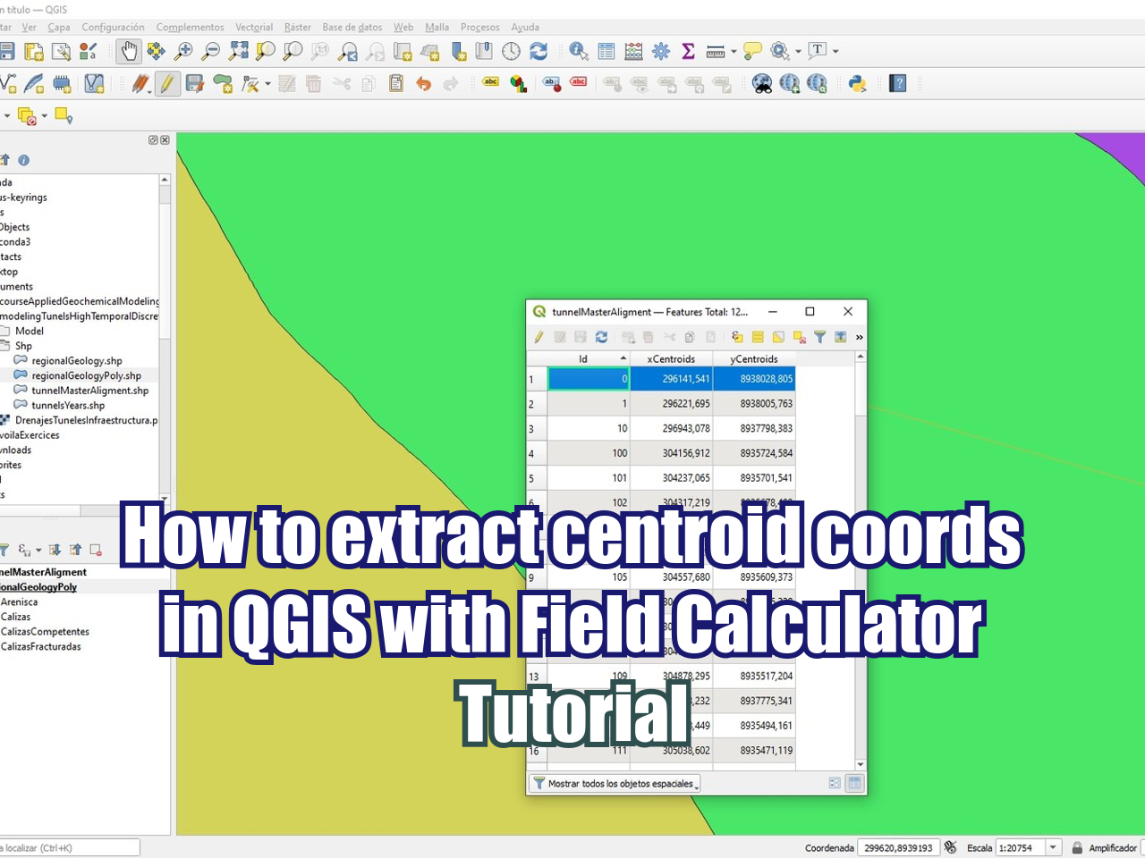 How to extract centroid coordinates in QGIS with Field Calculator ...