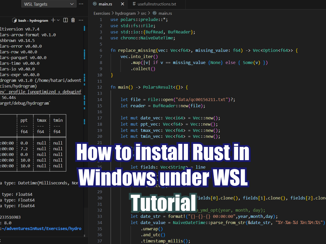 How to install Rust in Windows under WSL - Tutorial — Hatari Labs