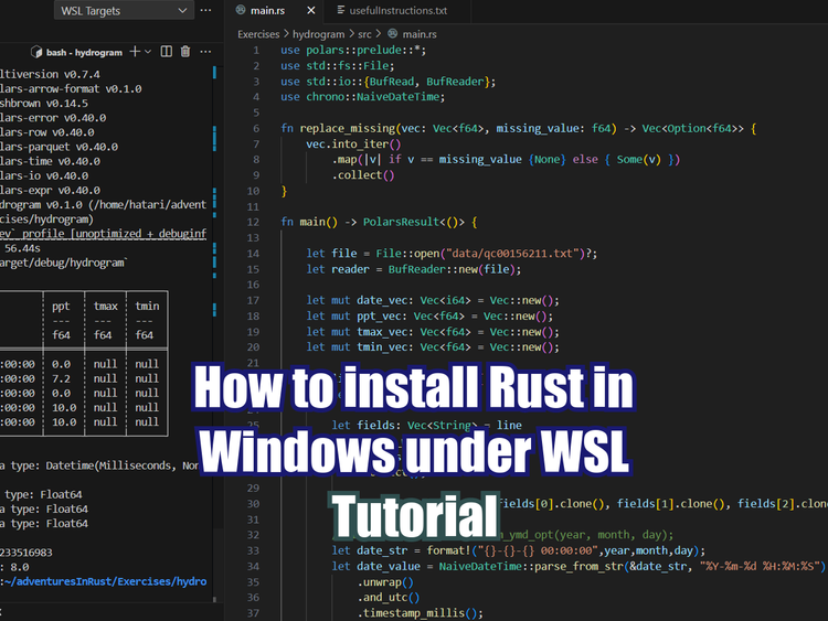 How to install Rust in Windows under WSL - Tutorial — Hatari Labs