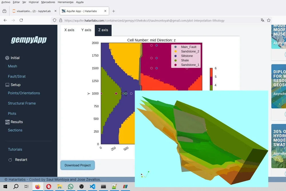Export 3d Geological Units as Vtk format with Gempy and Aquifer App - Tutorial — Hatari Labs