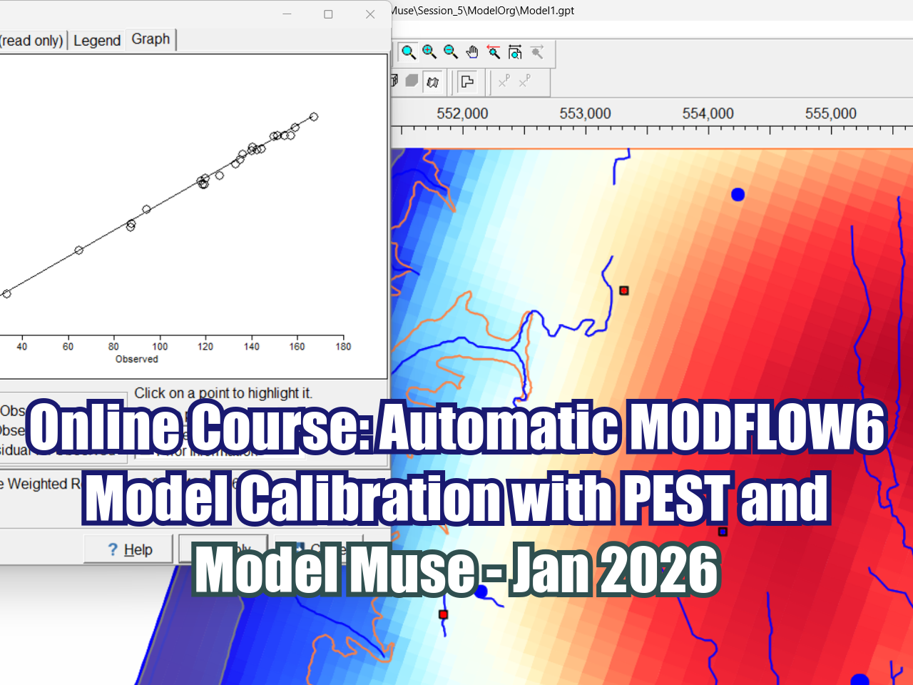 Online Course: Automatic MODFLOW6 Model Calibration with PEST and Model ...