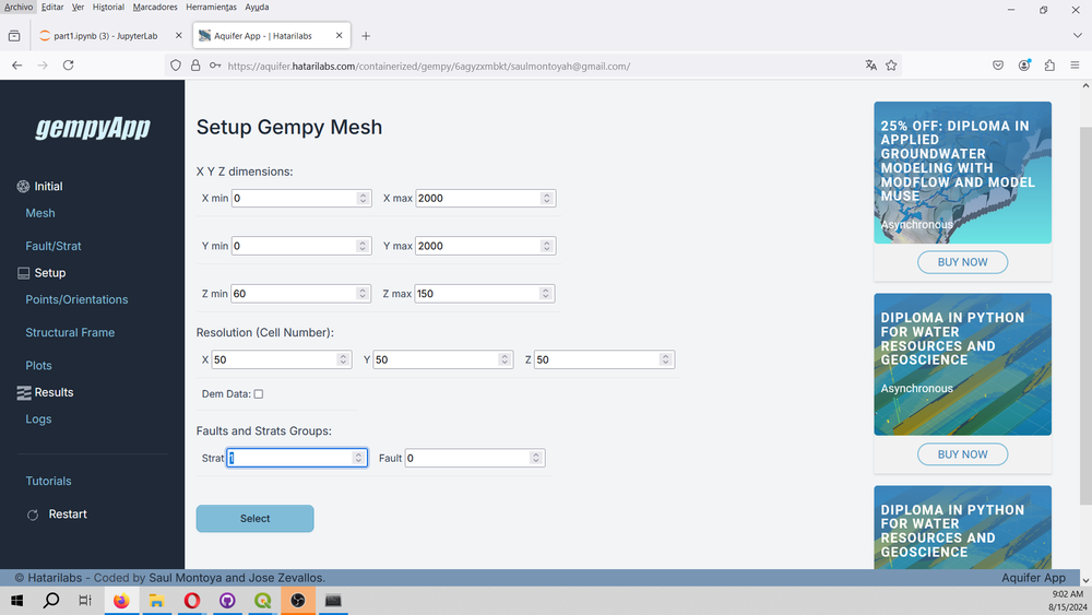 How to create a Geological Model from a Point Shapefile with Gempy and Aquifer App - Tutorial ...