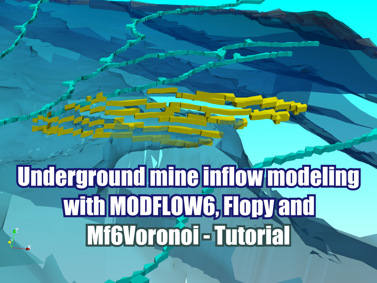 Underground mine inflow modeling with MODFLOW6, Flopy and Mf6Voronoi - Tutorial — Hatari Labs