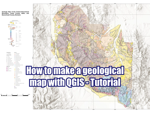 How to make a geological map with QGIS - Tutorial — Hatari Labs