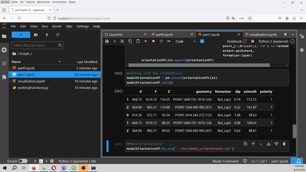 How to create a Geological Model from a Point Shapefile with Gempy and ...