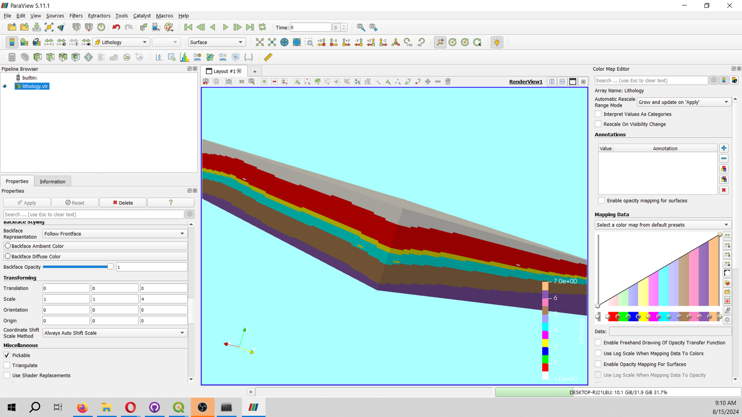 How to create a Geological Model from a Point Shapefile with Gempy and ...