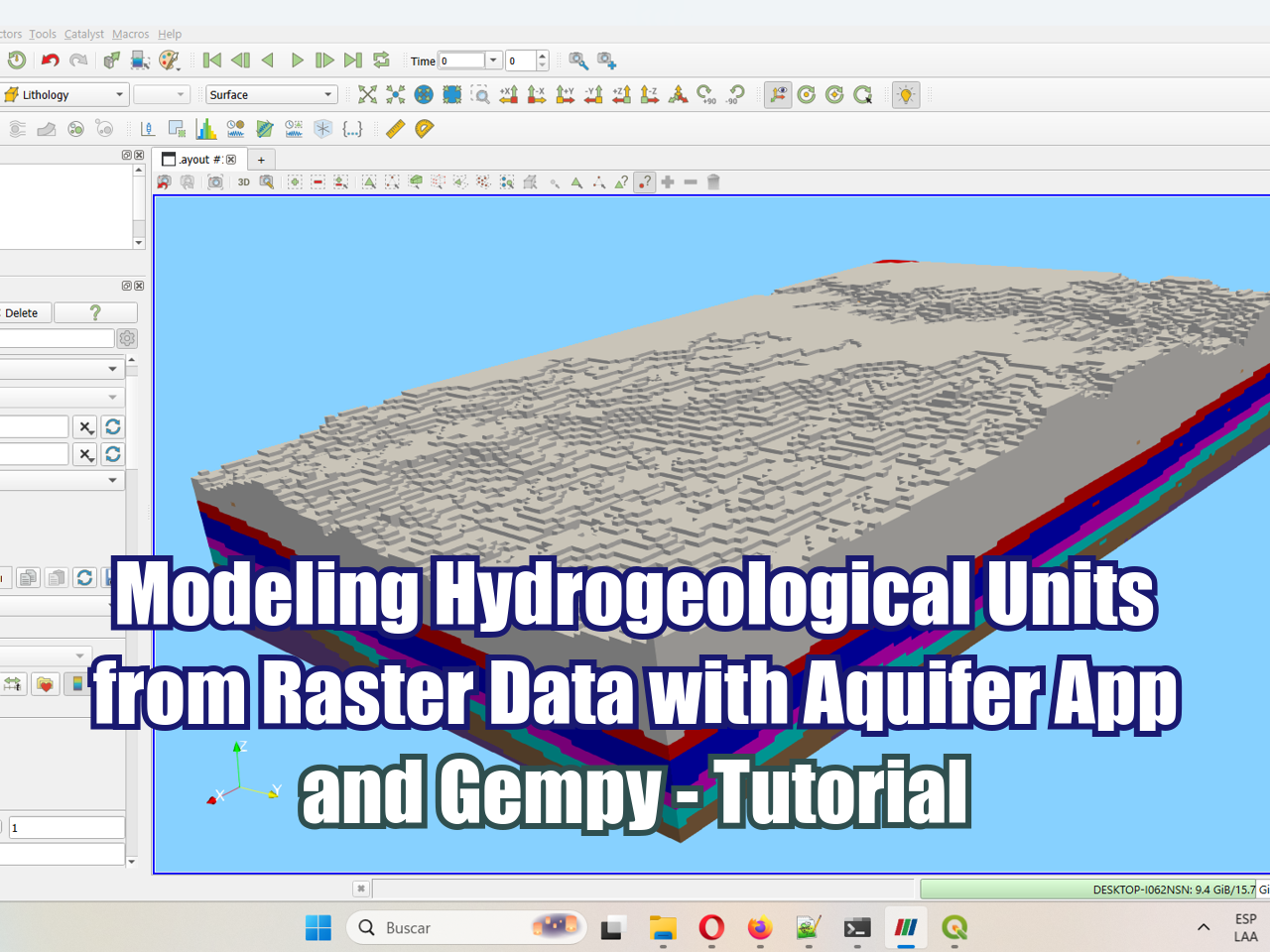 Modeling Hydrogeological Units from Raster Data with Aquifer App and Gempy - Tutorial — Hatari Labs