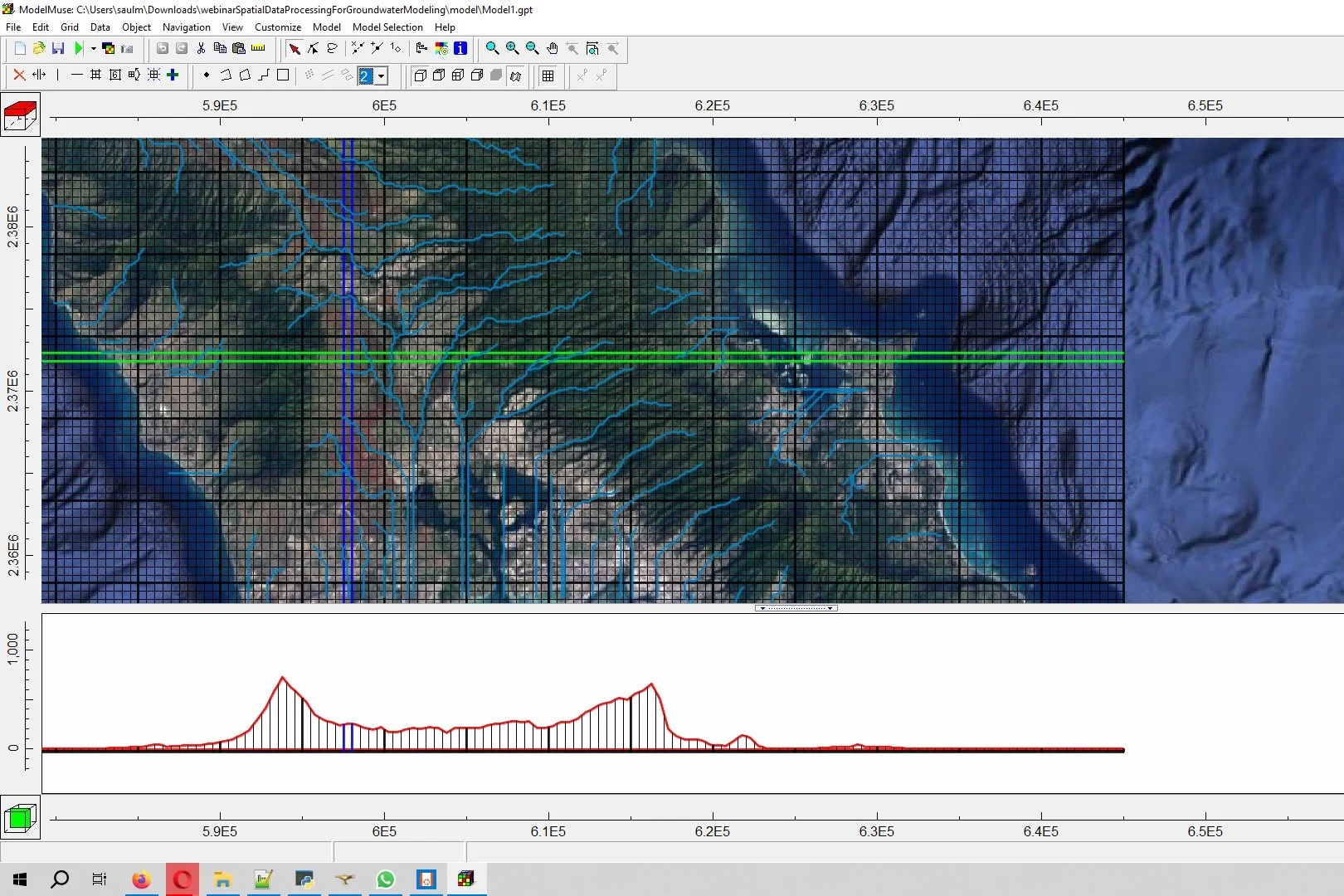 Spatial data processing for groundwater modeling in Model Muse - Tutorial — Hatari Labs