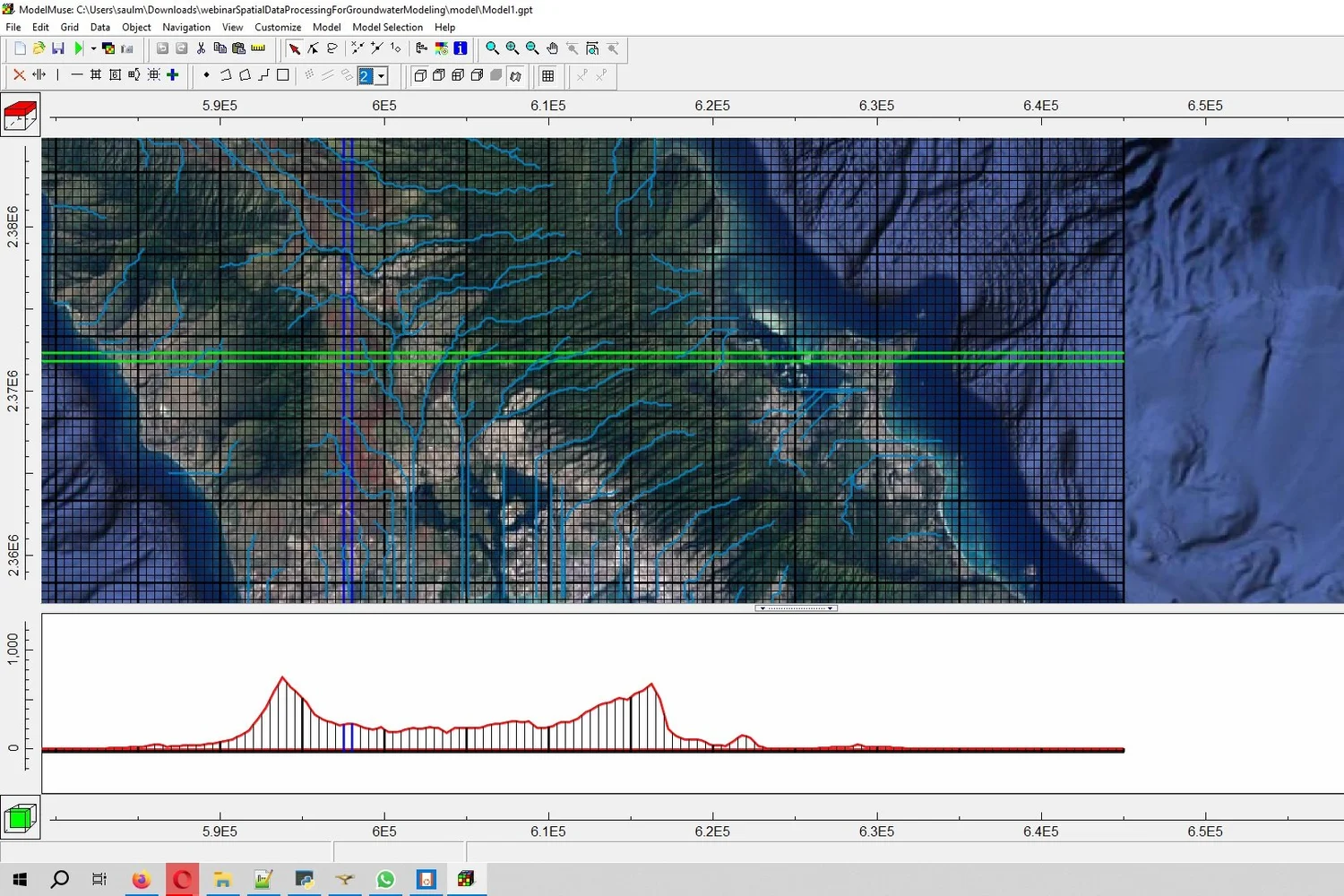 Spatial data processing for groundwater modeling in Model Muse - Tutorial — Hatari Labs