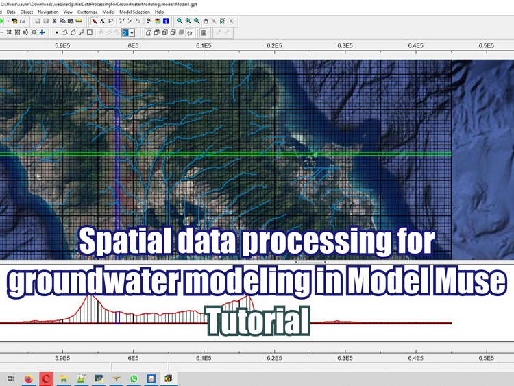 Spatial data processing for groundwater modeling in Model Muse ...