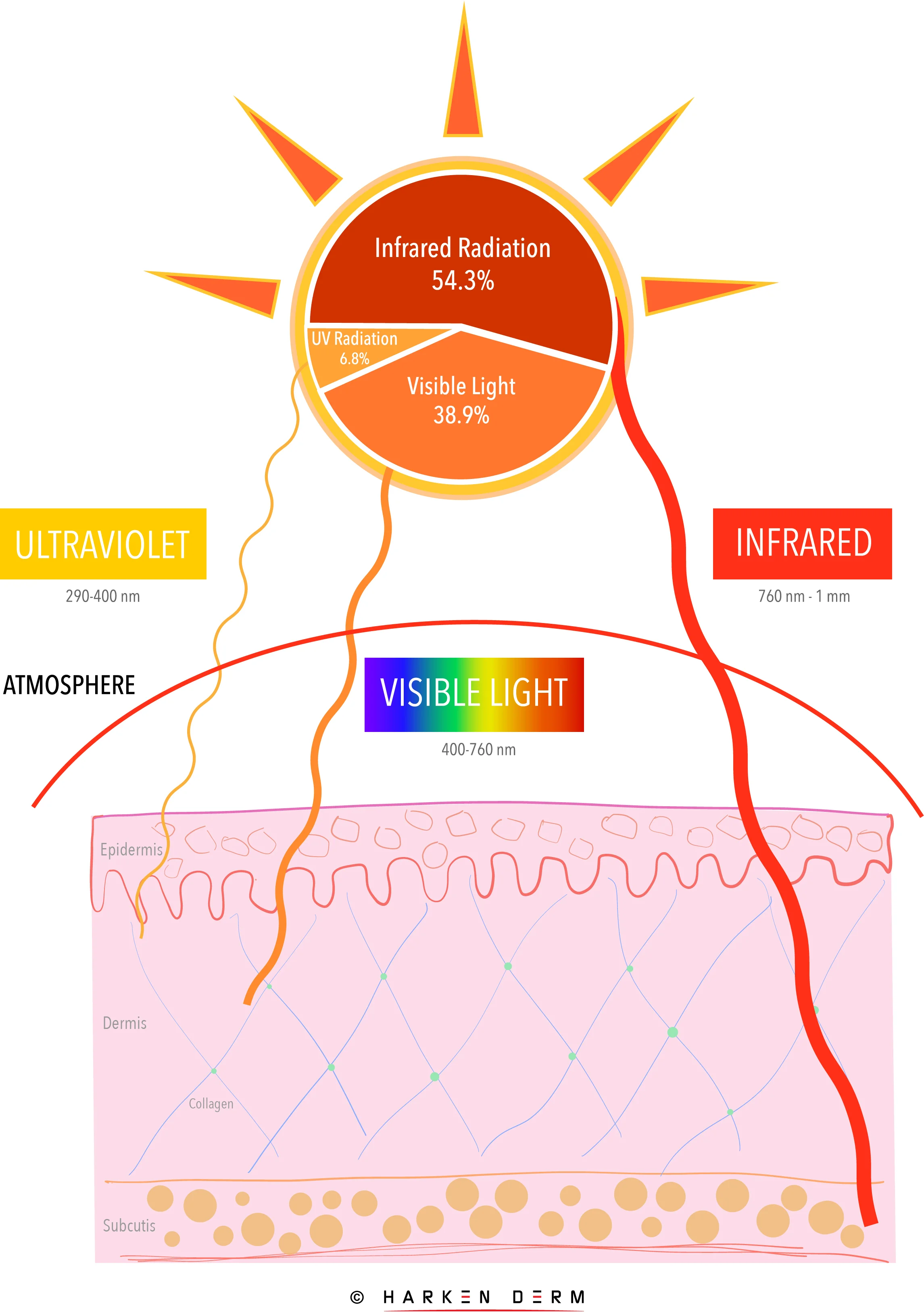 Sun Radiation On Skin