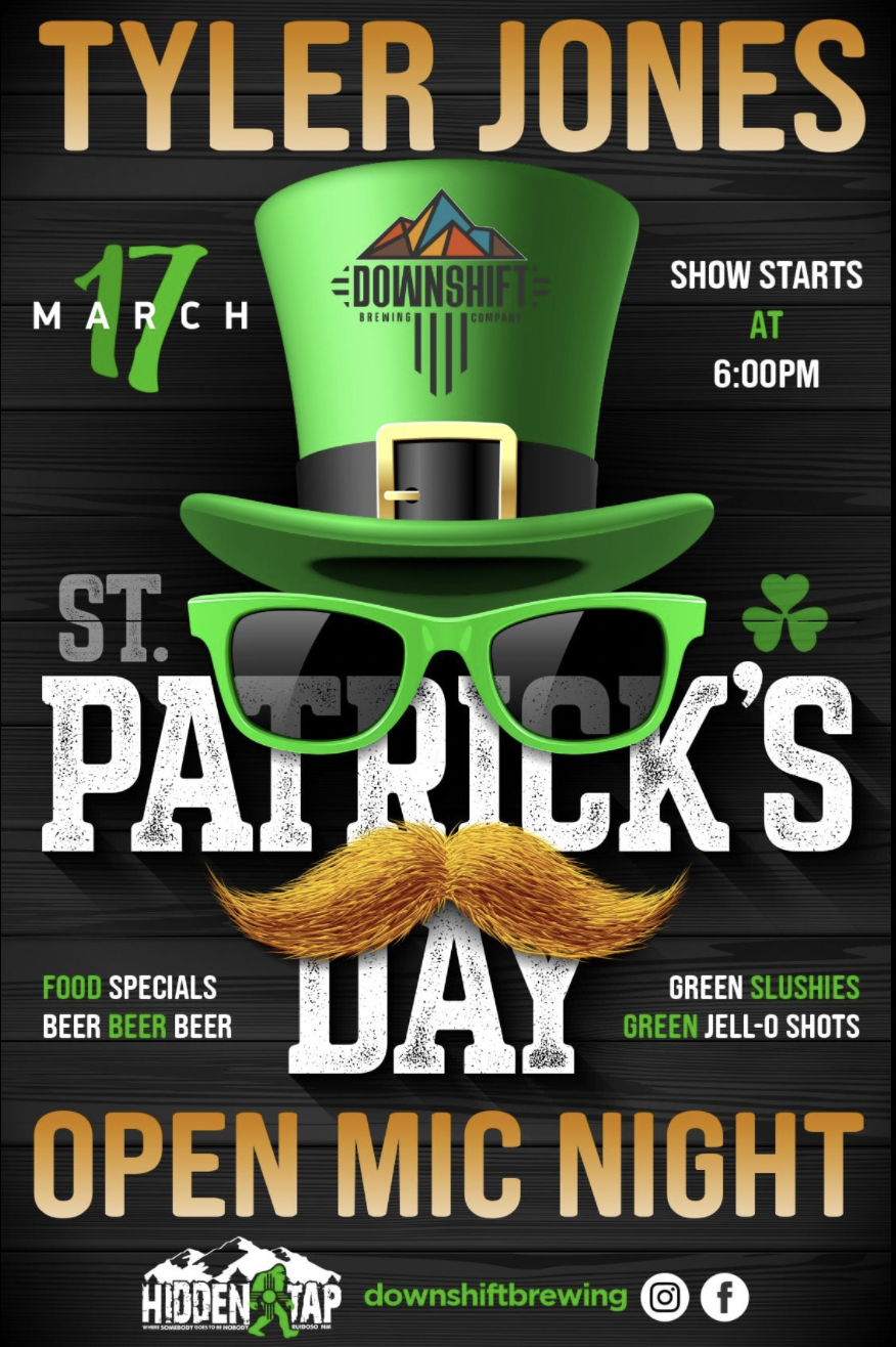 Saint Patrick's Day Party at Downshaft Brewing Company (Hidden Tap ...