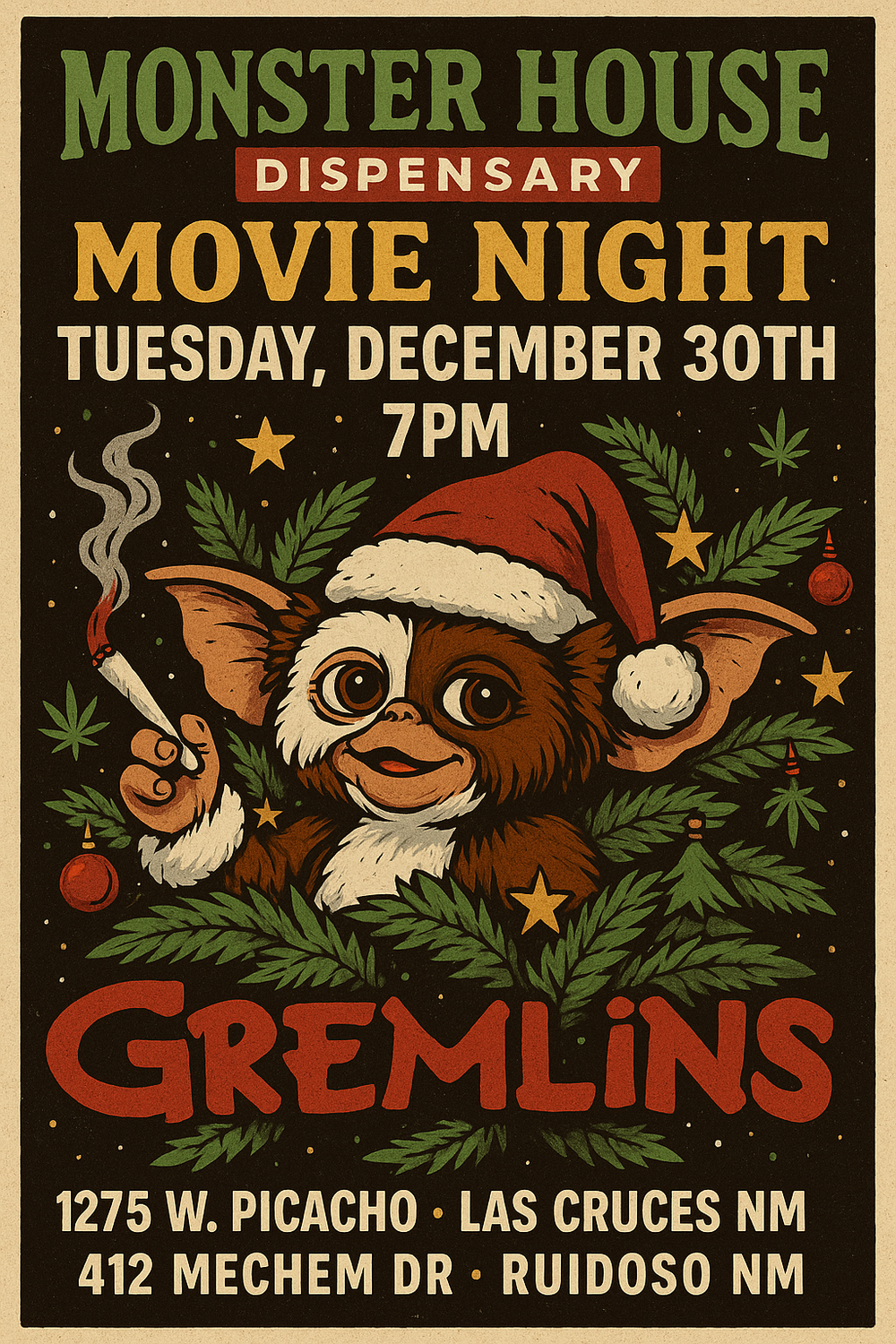 Gremlins – Movie Night @ Monster House Dispensary & Lounge ...