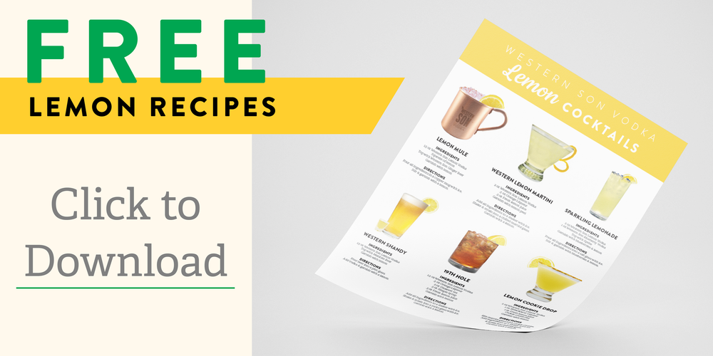 Lemon Vodka Cocktails — Western Son Distillery