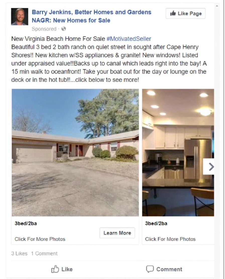 Facebook Ads for Realtors: Tips and Examples