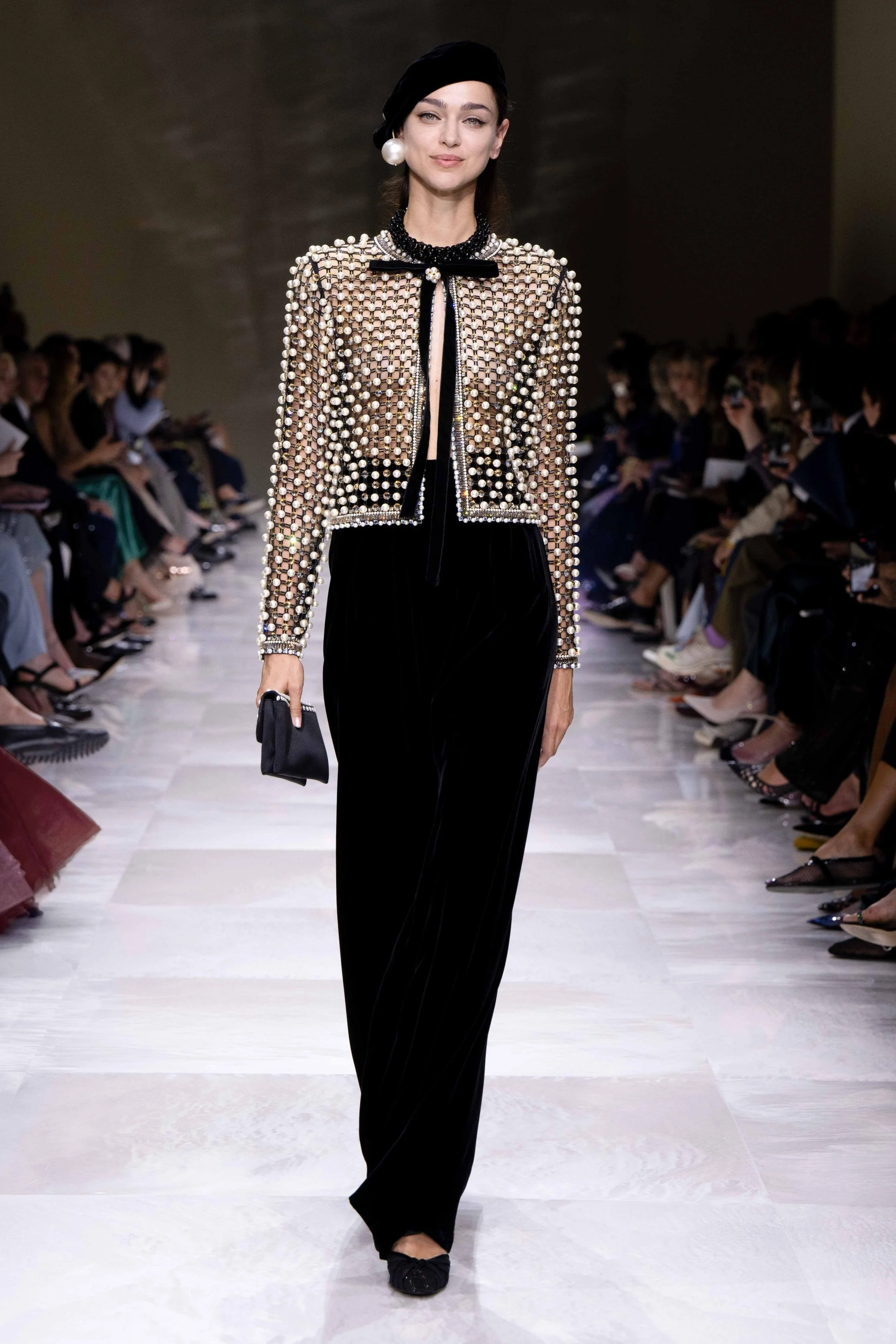 Fall 2024 Haute Couture: Armani Privé's Timeless Pearls — CoutureNotebook