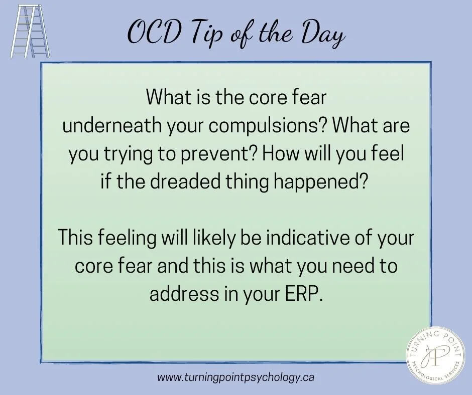 OCD Tip of the Day: Core Fear